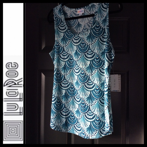 LuLaRoe | Tops | Nwt Lularoe Seashell Print Tank Top | Poshmark